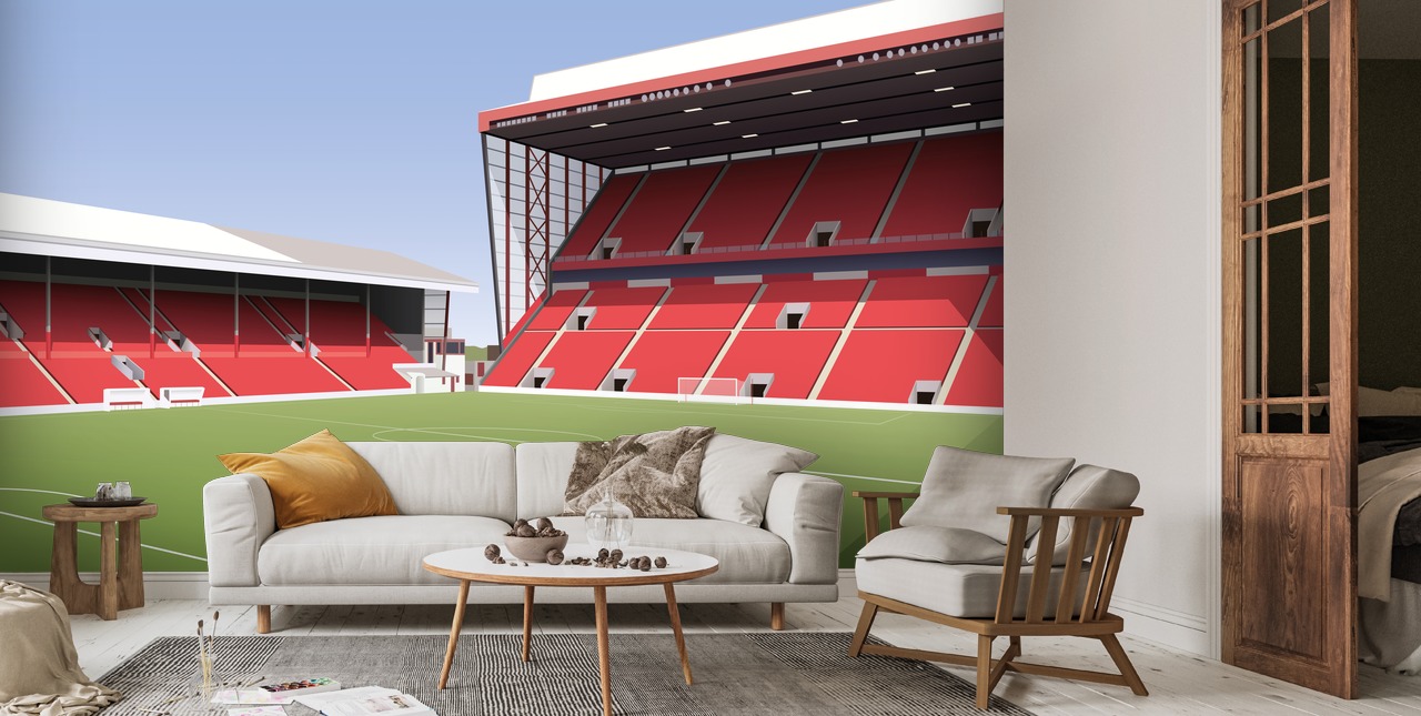 Pittodrie Stadium Football Stadium Wallpaper | Wallsauce US