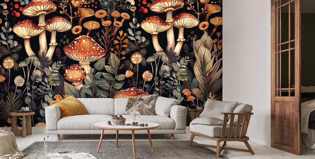 Mural de papel pintado de setas vintage | Wallsauce ES