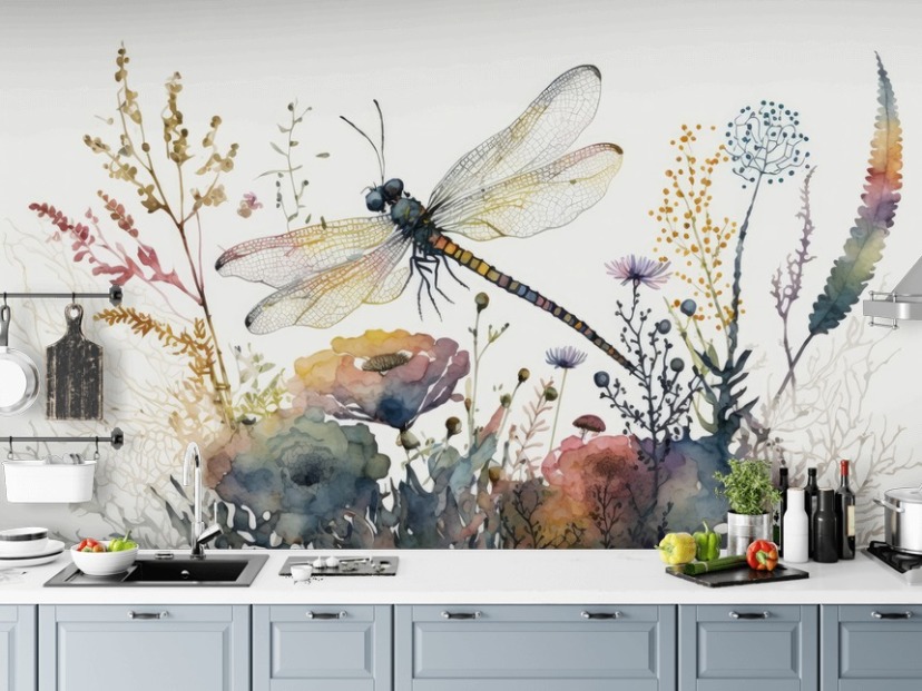 Dragonfly Wallpaper and Dragonfly Wall Murals | Wallsauce US