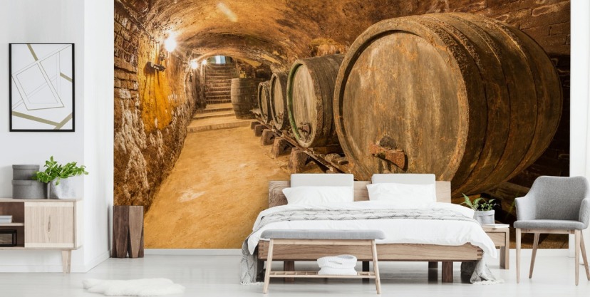 Wijnbehang en muurschilderingen voor wijnkelders | Wallsauce NL