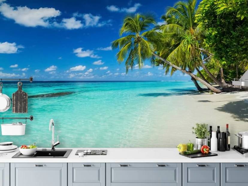 Beach Wallpaper & Tropical Beach Wall Murals | Wallsauce AU