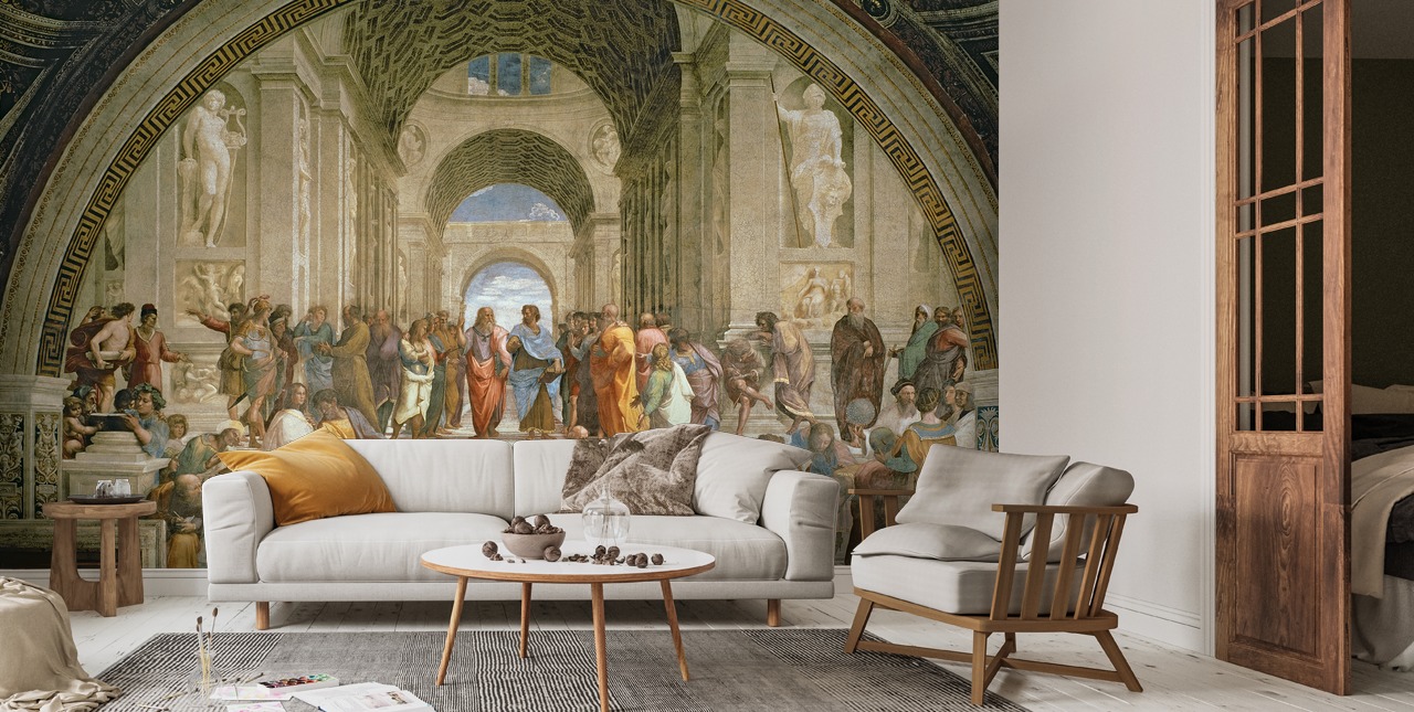 Raphael - School of Athens 1510 - 11 Wall Mural | Wallsauce US