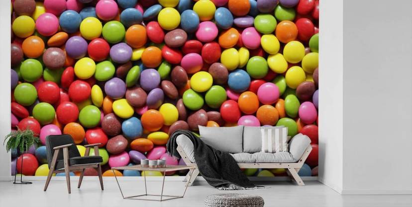 Multicoloured Wallpaper Murals | Wallsauce US