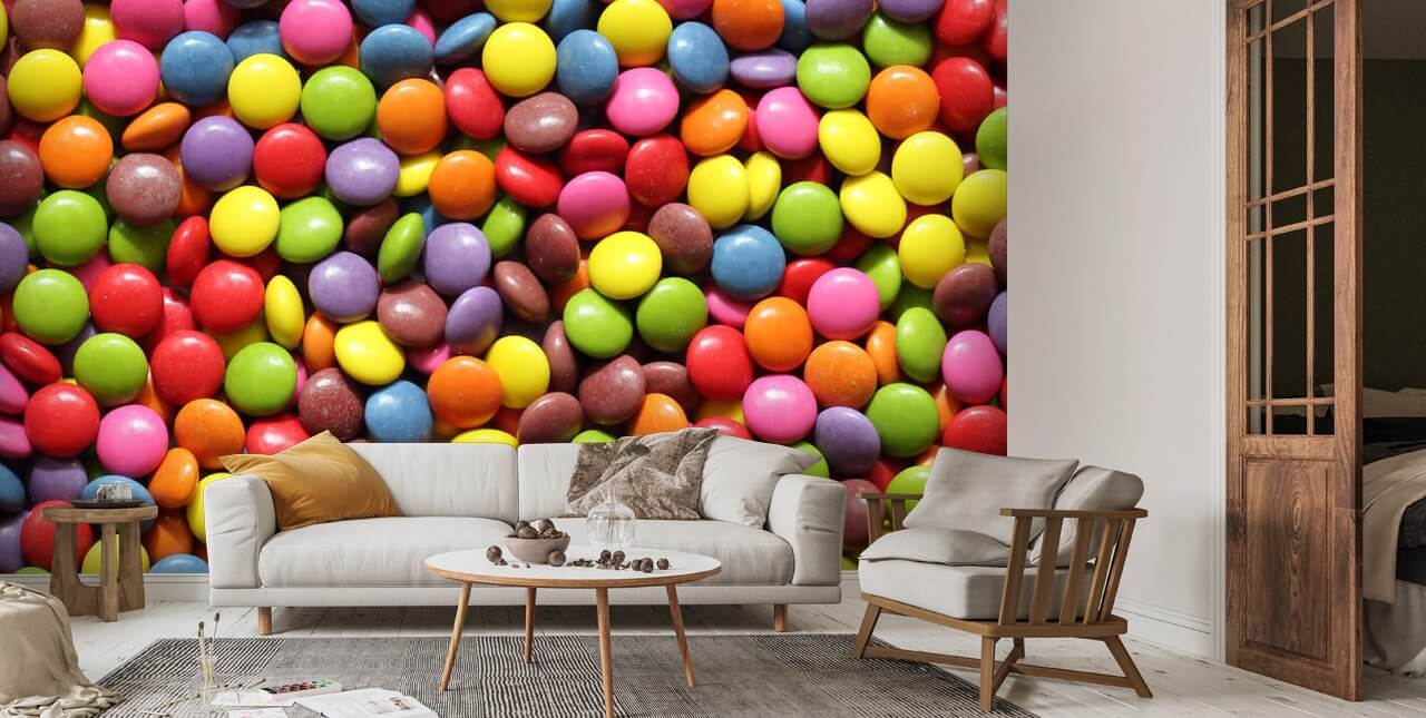 Colourful Sweets Wallpaper | Wallsauce US