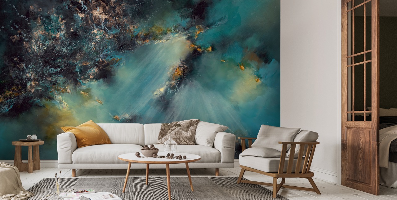 Celestial Light Wallpaper Mural | Wallsauce UK