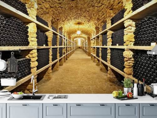 Papel pintado de vino y murales de bodega | Wallsauce ES