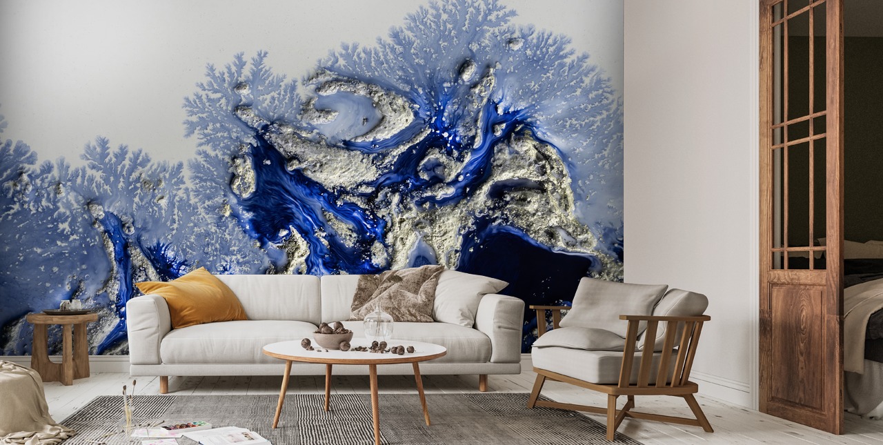 Azure Escape Wall Mural | Wallsauce UK