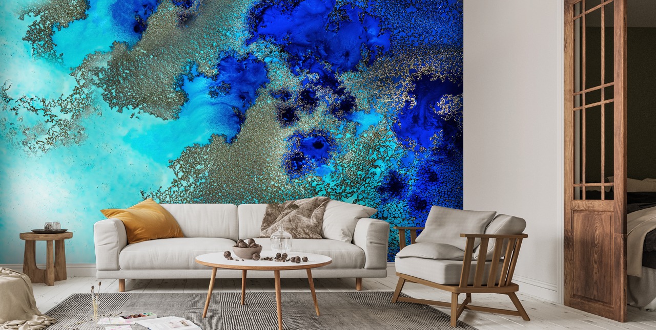 Reef Resonance Wall Mural | Wallsauce UK