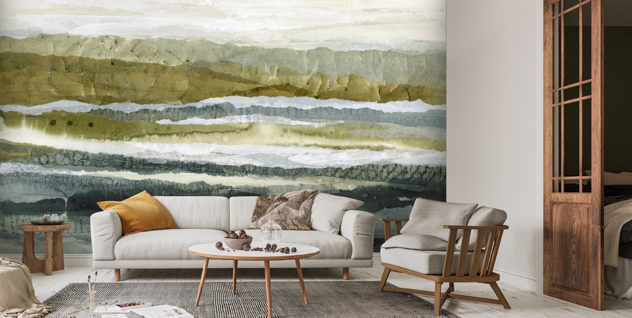 Distant Glow Wall Mural | Wallsauce UK