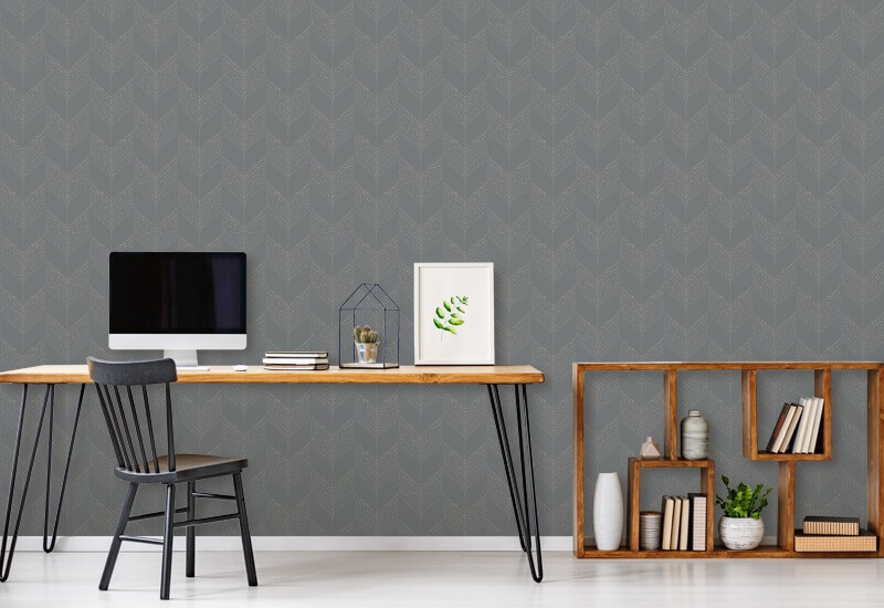 Chevron - Grey Wallpaper | Wallsauce UK