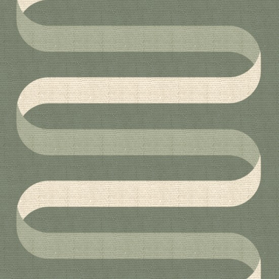 Folding Ribbon - Thyme Green Wallpaper | Wallsauce UK