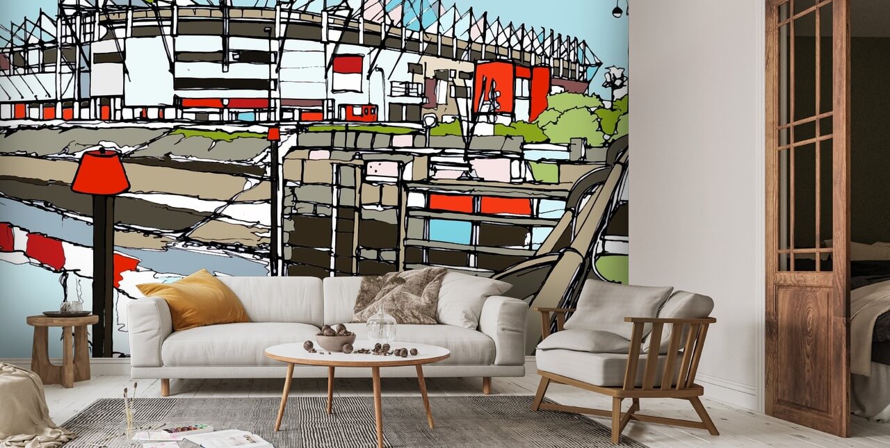 Riverside Wall Mural | Wallsauce EU