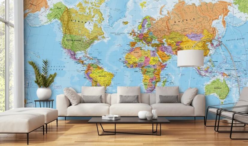 Fondo De Pantalla De Mapa Global