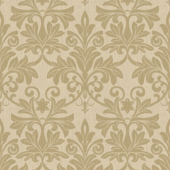 Rococo Relief - Gold Tone Wallpaper | Wallsauce UK