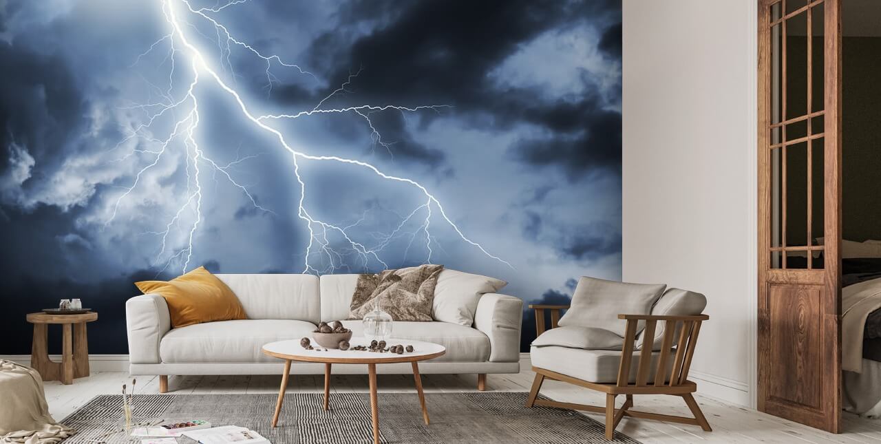 Lightning Bolt Wallpaper | Wallsauce US