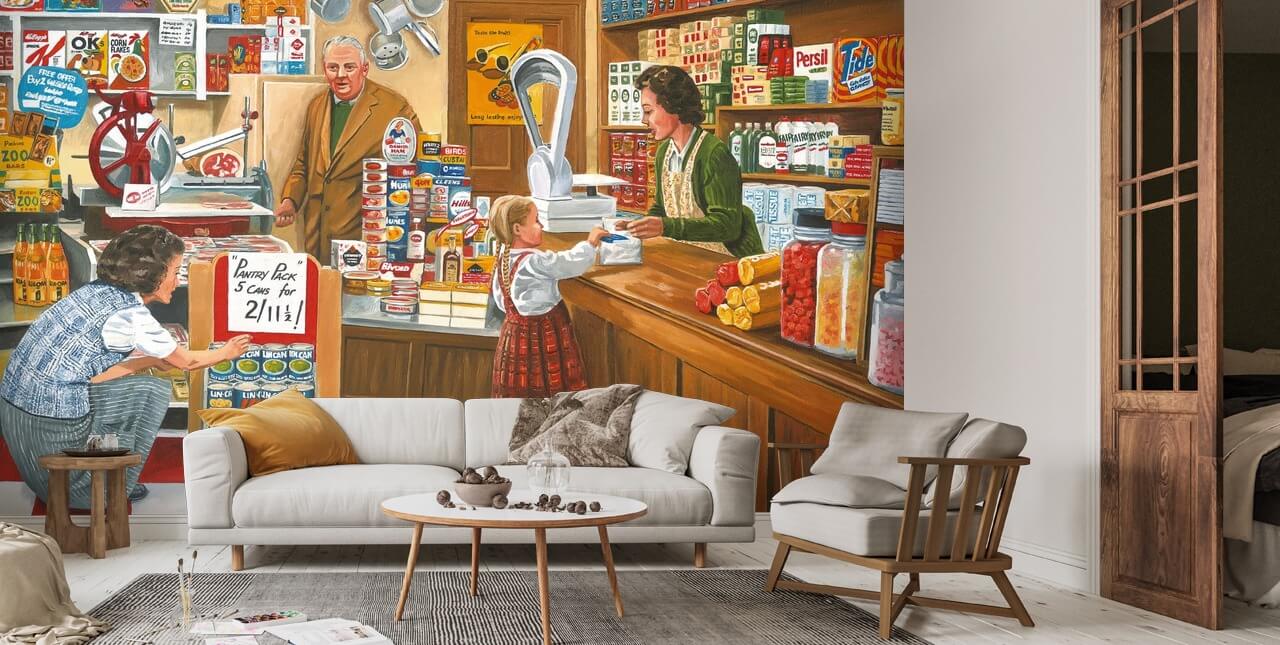 Open All Hours Wallpaper | Wallsauce UK