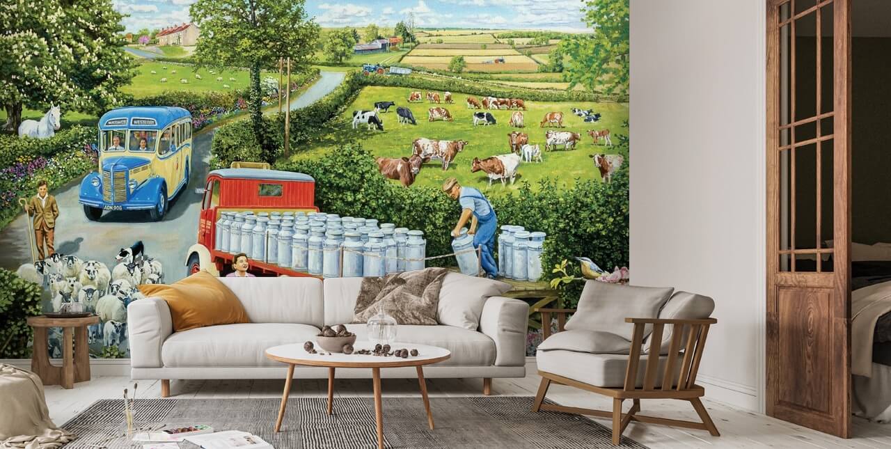 The Journey Wall Mural The Journey Wallpaper | Wallsauce UK