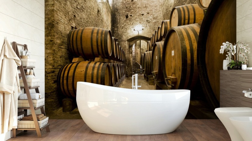 Wine Wallpaper & Wine Cellar Wall Murals | Wallsauce CA