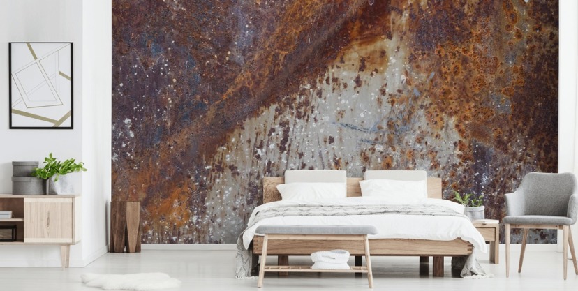 Metal & Rust Effect Wallpaper | Wallsauce US