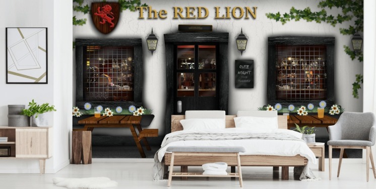 Facade Wallpaper & Wall Murals | Wallsauce UK