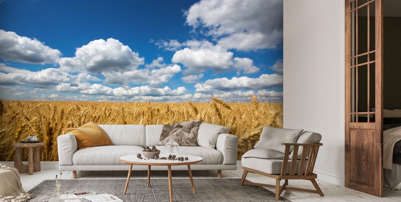 Wheat Field Wallpaper | Wallsauce US