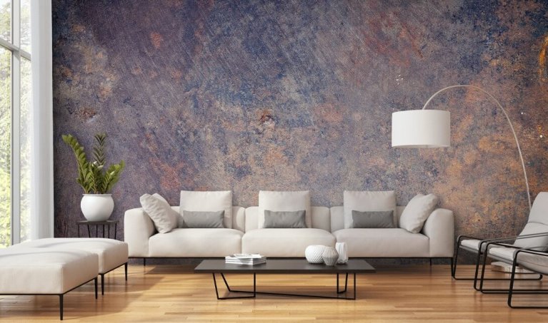 Metal & Rust Effect Wallpaper | Wallsauce US