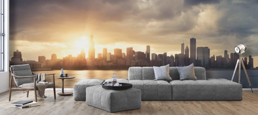Chicago Wallpaper & Wall Murals | Wallsauce US
