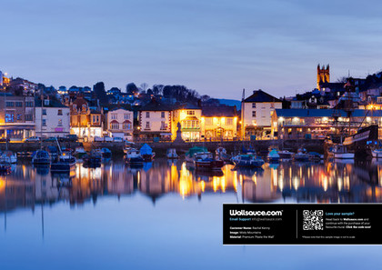 Brixham Devon Wall Mural | Wallsauce UK