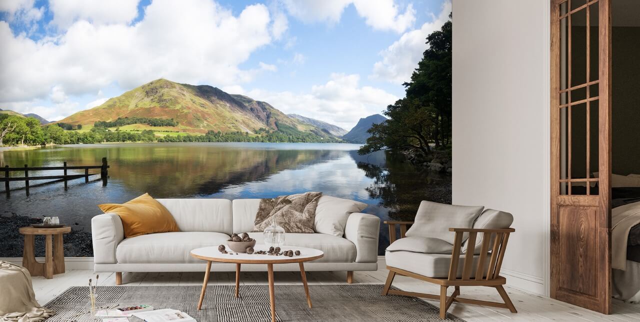 Buttermere Reflections Wallpaper | Wallsauce AU