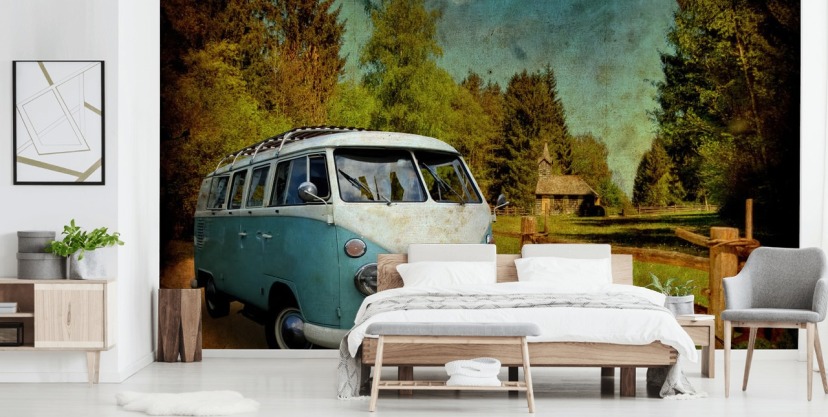 Campervan Wallpaper & VW Camper Wall Murals | Wallsauce US