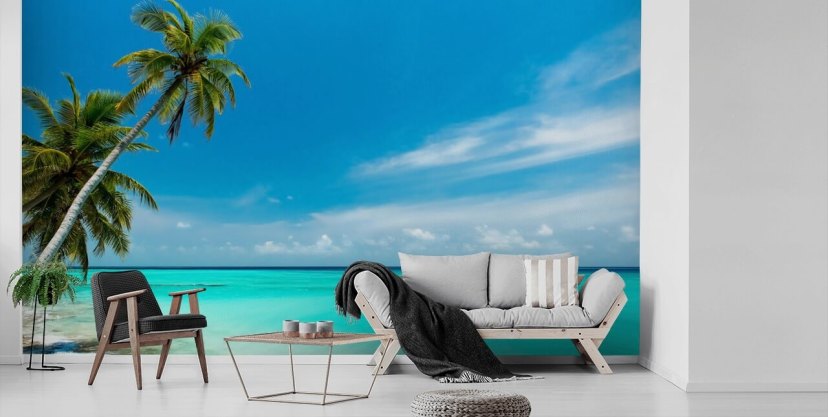 Tropical Beach Wallpaper & Wall Murals | Wallsauce US