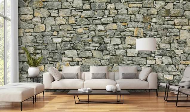 Stone Wallpaper & Stone Effect Wallpaper Murals | Wallsauce US