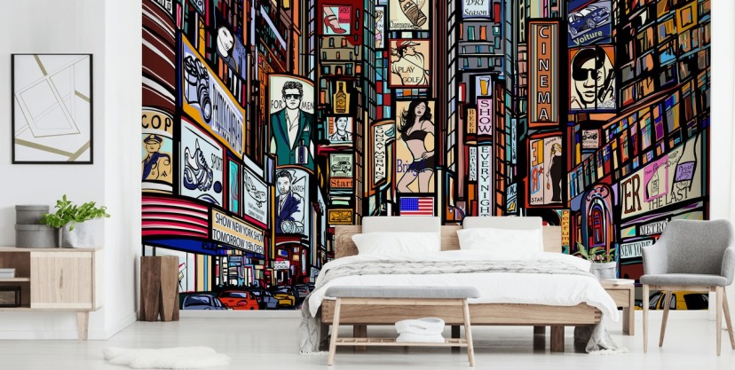 Retro Wallpaper & Wall Murals | Wallsauce US