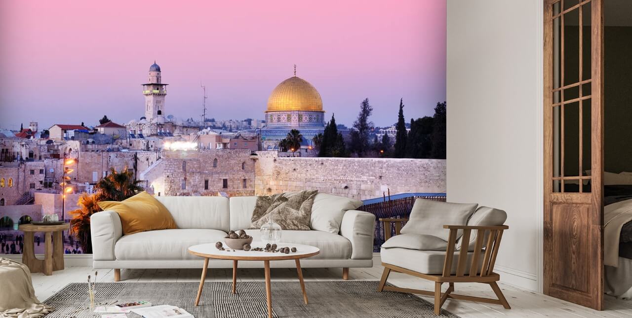 Jerusalem Wallpaper Mural | Wallsauce US