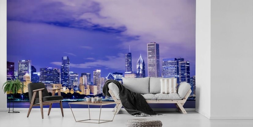 Chicago Wallpaper & Wall Murals | Wallsauce US