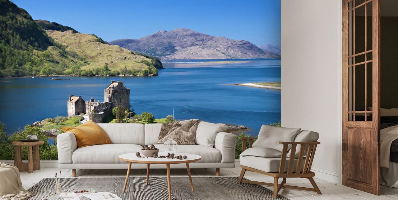 Eilean Donan 'Highlander' Castle Wallpaper | Wallsauce EU