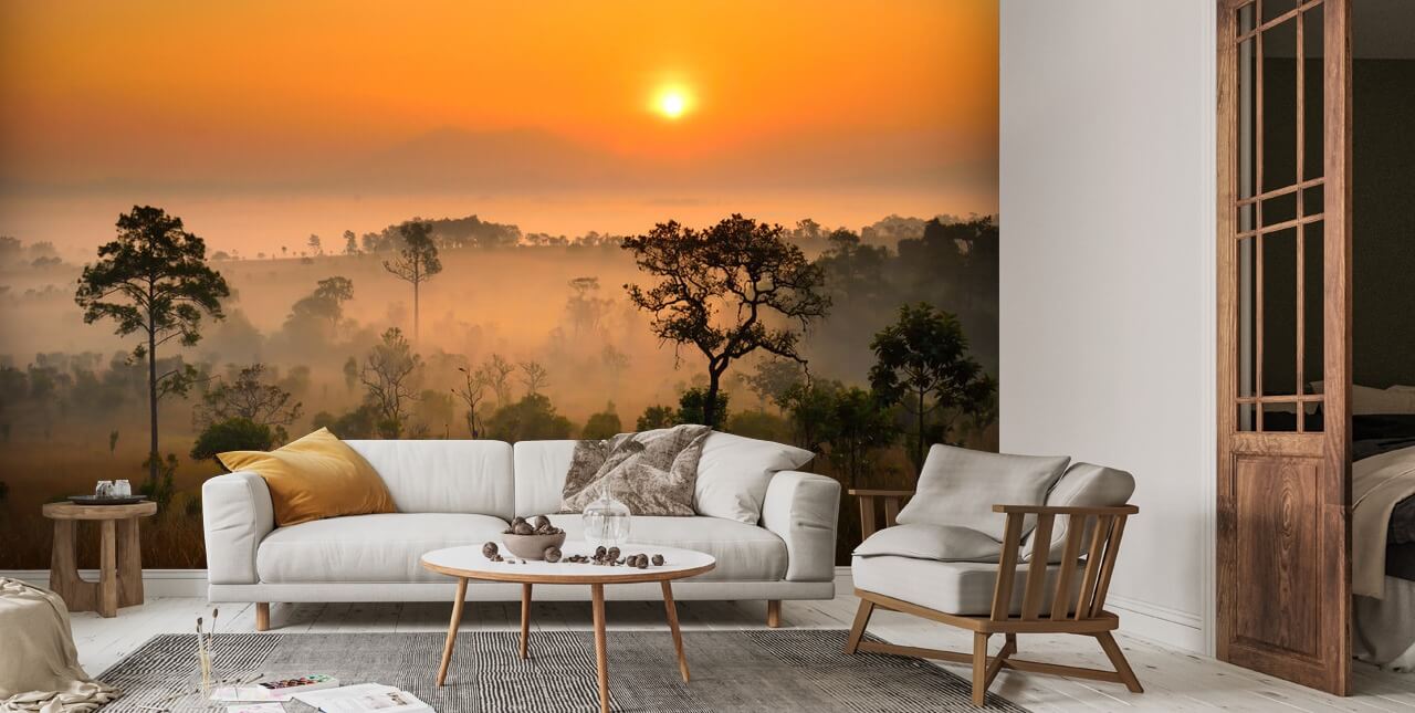 Forest Canopy Wall Mural | Wallsauce US