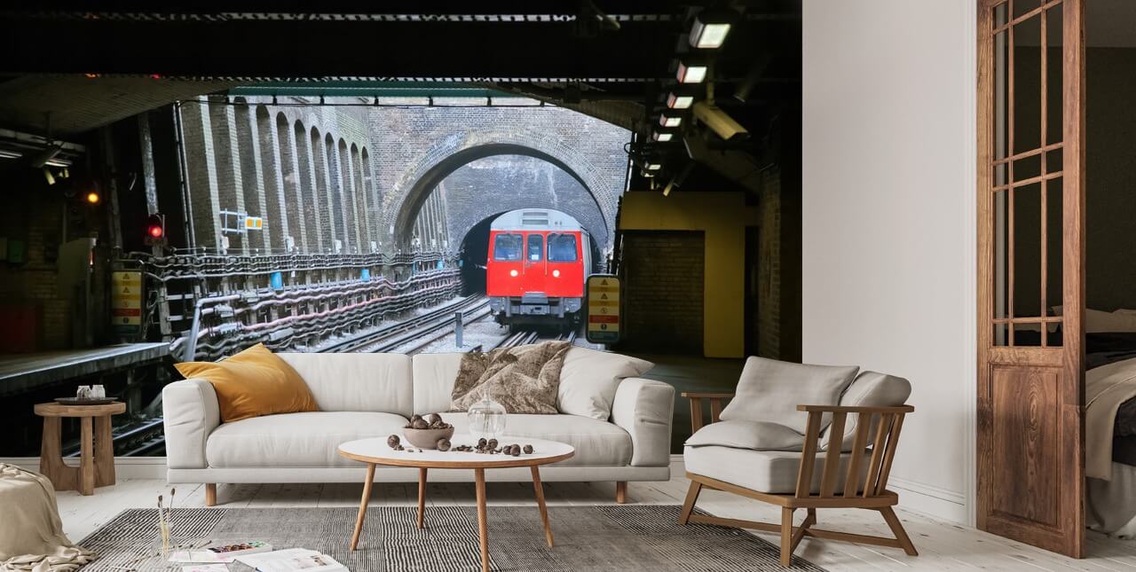 London Underground Train Wall Mural | Wallsauce UK