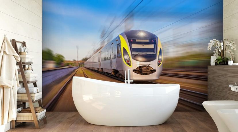 Train Wallpaper & Steam Train Wall Murals | Wallsauce US