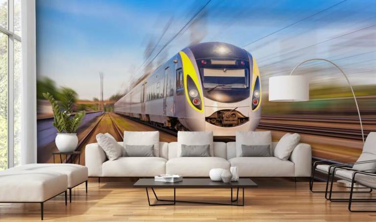 Train Wallpaper & Steam Train Wall Murals | Wallsauce UK