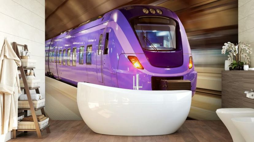 Train Wallpaper & Steam Train Wall Murals | Wallsauce UK