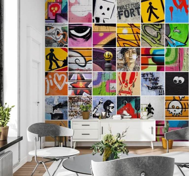 Graffiti Wallpaper & Street Art Wall Murals | Wallsauce UK