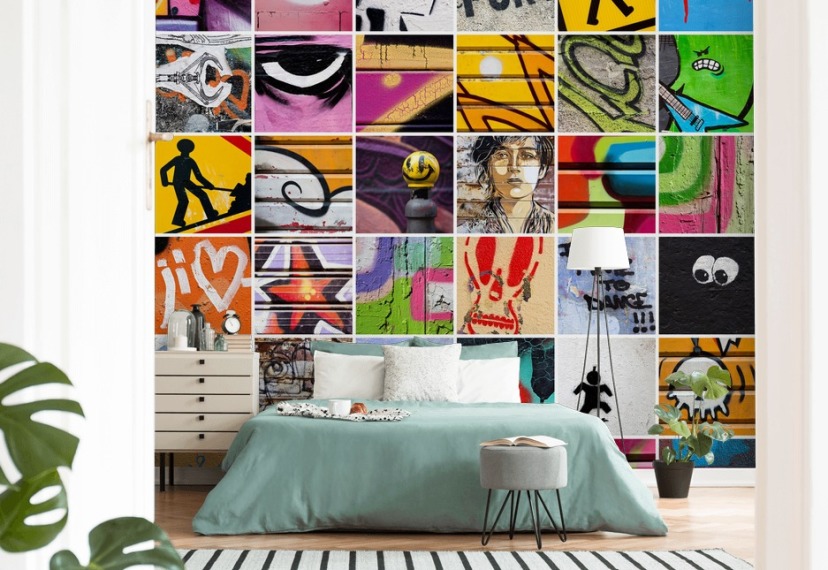 Abstract behang en abstracte muurschilderingen | Wallsauce NL