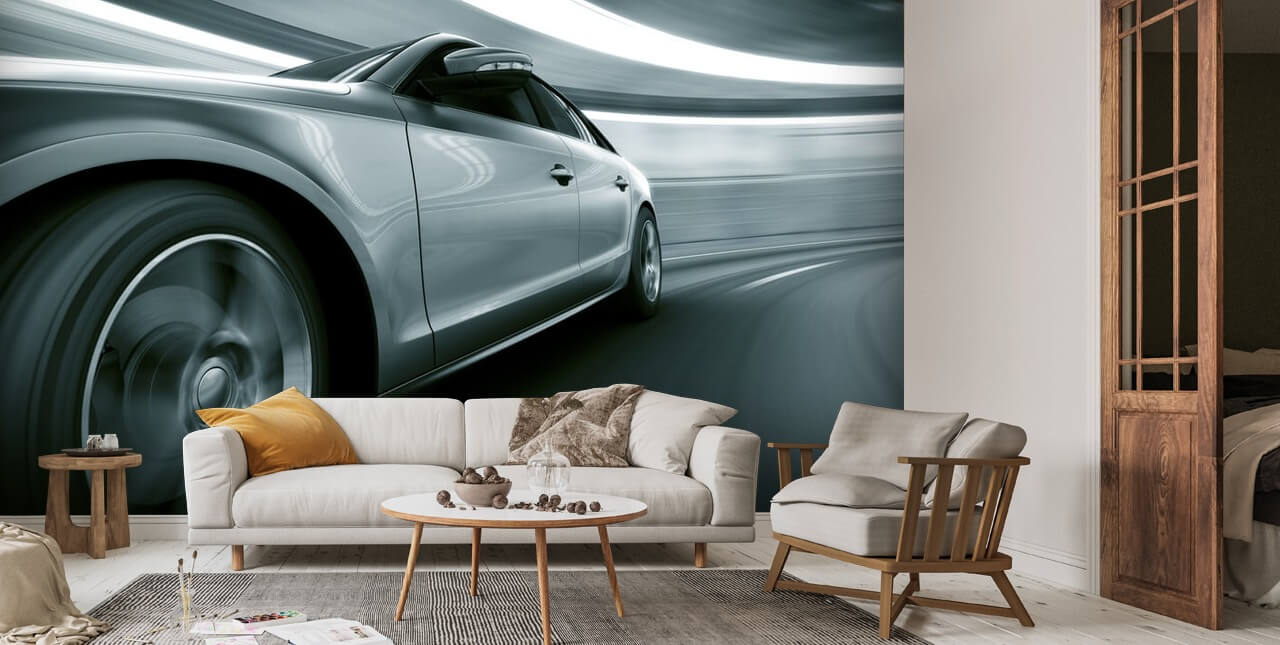 Tunnel Speed Wall Mural | Wallsauce UK