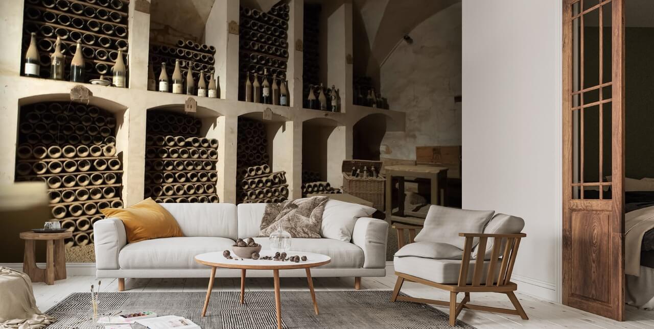 Castle Wine Cellar Wallpaper | Wallsauce US