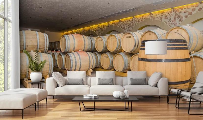 Wine Wallpaper & Wine Cellar Wall Murals | Wallsauce UK