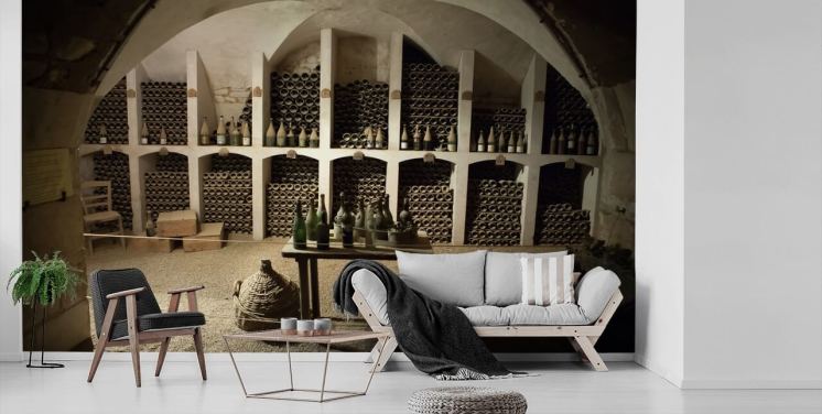 Wine Wallpaper & Wine Cellar Wall Murals | Wallsauce UK