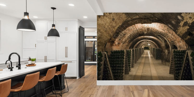Wine Wallpaper & Wine Cellar Wall Murals | Wallsauce UK