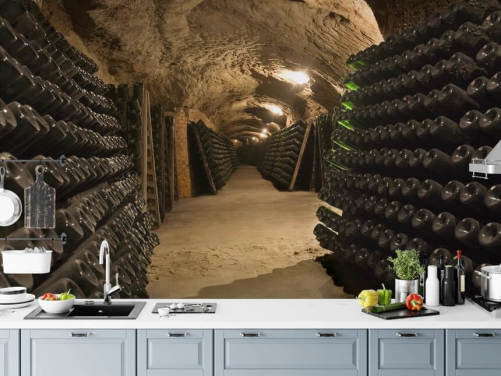 Papel pintado de vino y murales de bodega | Wallsauce ES