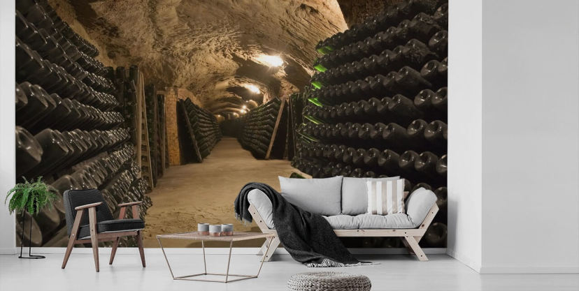 Papel pintado de vino y murales de bodega | Wallsauce ES